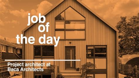Job Of The Day Project Architect At Baca Architects In London
