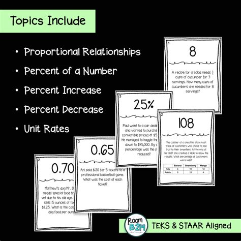 Ratios Rates And Percents Scavenger Hunt Bundle Teks 74b 74d Made