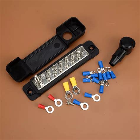 12 Point Power Distribution Busbar Bus Bar And Terminal Blocks For Boat Rv Ct £12 62 Picclick Uk