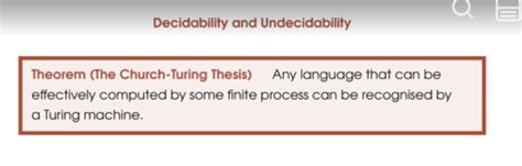 Week 10 Decidability And Undecidability Flashcards Quizlet