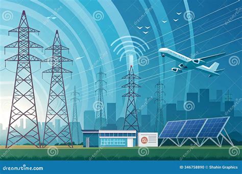 Vector Abstract Engineering Future Technology Electric Telecom Vector Abstract Engineering Future Technology Electric Telecom