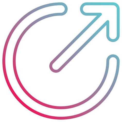 Exit Generic Gradient Outline Icon