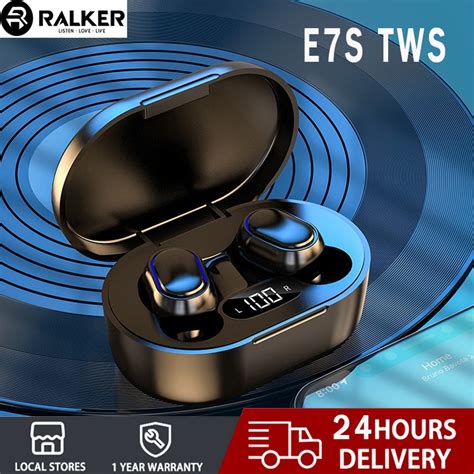 RALKER E6S EARBUDS Portable Bluetooth Earphone TWS Wireless Stereo Handfree Airbuds Earfon