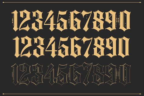 Gothic Font Generator Numbers At Sophie Clarkson Blog