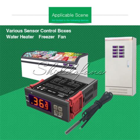 110-220V Digital Temperature Controller Temp Sensor Thermostat Control STC-1000 | eBay