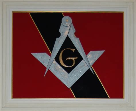 Decoração Maçônica Quadro Esquadro E Compasso 2