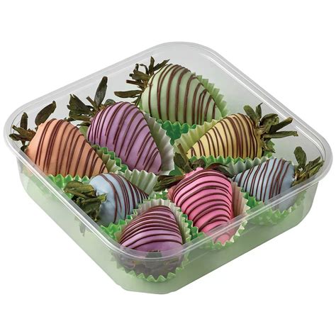 H E B Bakery Chocolate Dipped Strawberries Springtime Colors Shop Berries And Cherries At H E B