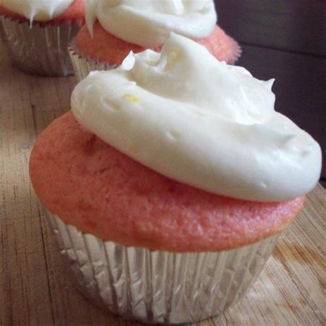 Strawberry Cupcakes With Lemon Zest Cream Cheese Icing Recipe Cream