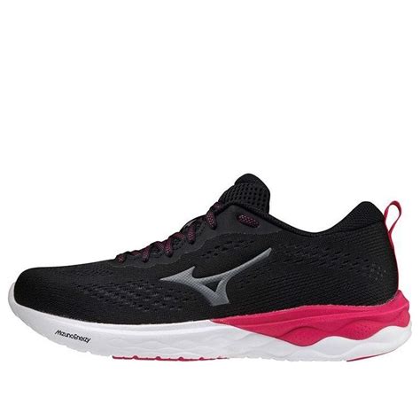 (WMNS) Mizuno Wave Revolt 2 Wide 'Black Pink' J1GD218509