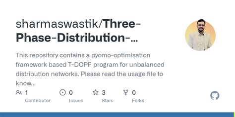 GitHub Sharmaswastik Three Phase Distribution Network OPF This Repository Contains A Pyomo