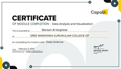 Benson B Varghese On Linkedin Professionalgrowth Capablindia Datascience Pythonprogramming