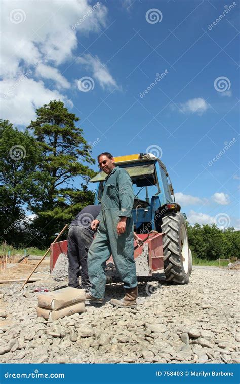 Builders At Work Stock Image Image Of Bags Builders Teamwork 758403