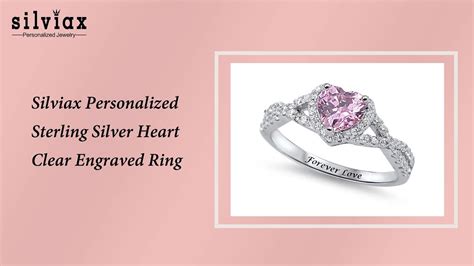 Sterling Silver Engraved Rings Free Shipping Silviax Jewelry Youtube