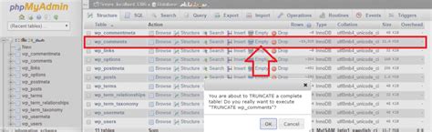 Delete All Records Of A Table In Phpmyadmin Tutorial