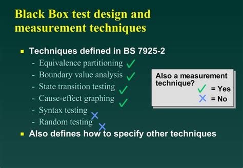 Istqb Iseb Lecture Notes 4 Ppt Computer Software And Applications
