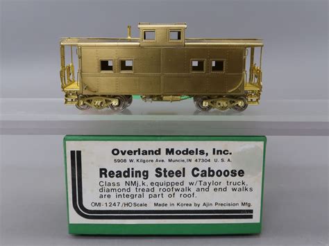 Ho Brass Model Omi 1247 Rdg Reading Nmj K Caboose Taylor Truck Diamond Tread Roofwalk