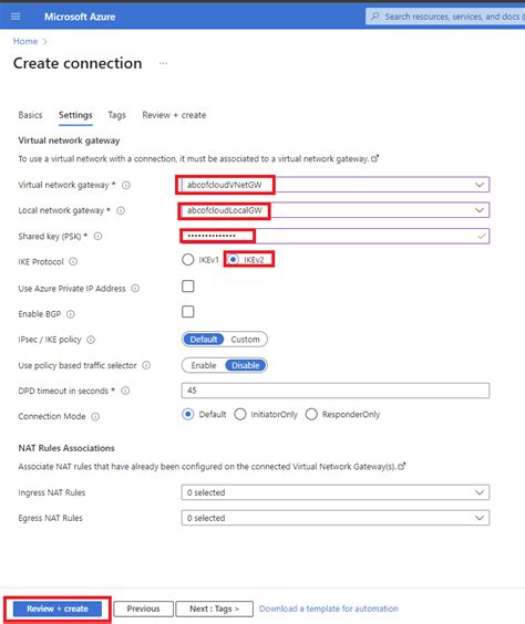 how to configure site to site vpn connection on azure abc of cloud