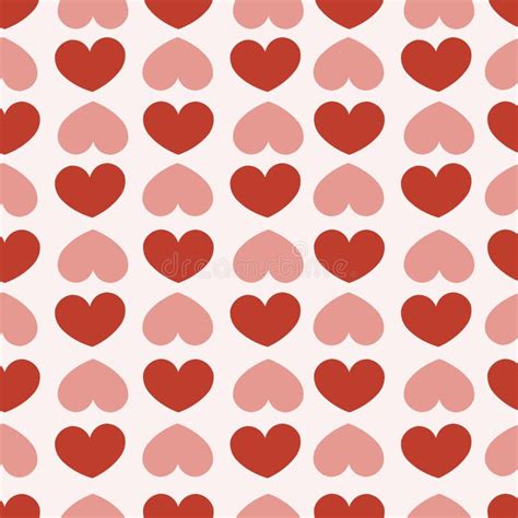 Cute Mini Hearts Seamless Pattern Iii Stock Vector Illustration Of