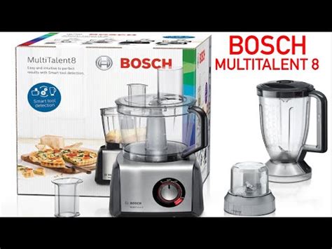 Bosch MultiTalent 8 Foodprocessor: Unboxing & Review - YouTube