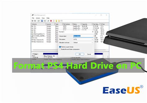 Windows 10 8 7de Pcde Ps4 Sabit Sürücüsü Nasıl Biçimlendirilir