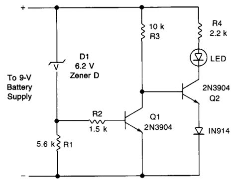 Simple Voltage Monitor Circuit Diagram Electronic Circuits Diagram