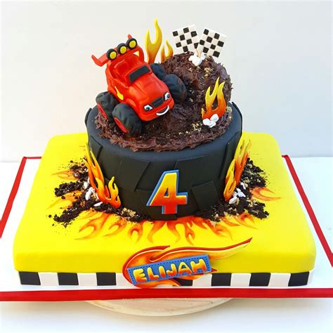 Blaze And The Monster Machine Birthday Cake Blaze Cakes Truck