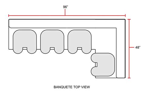 How Much Space For Banquette Seating