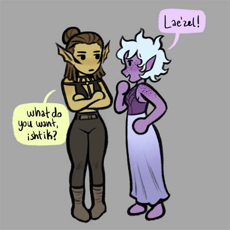 A Laezel X Tav Comic Some Bonus Art Of Them Oc R Baldursgate3