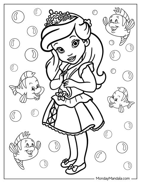 36 Disney Princess Coloring Pages Free Pdf Printables Worksheets