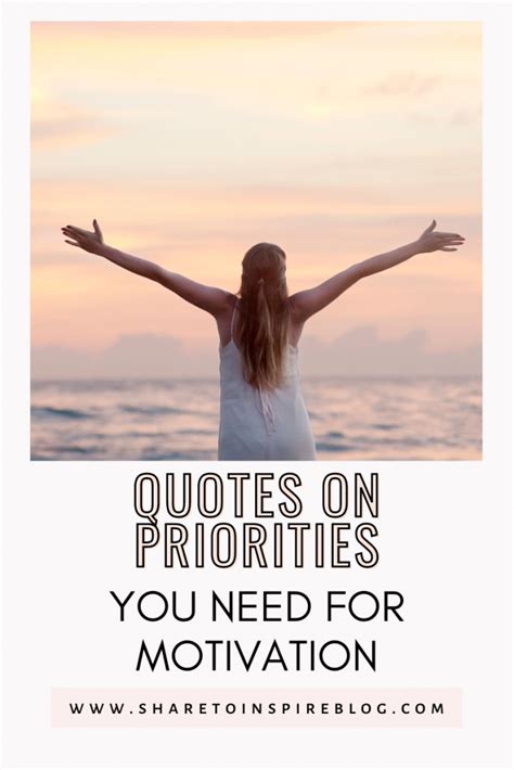 Quotes About Priorities To Help You Manage Your Life And Productivity