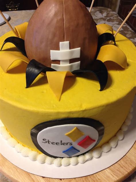 105 Best Pittsburgh Steelers Birthday Cakes Images On Pinterest