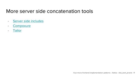 Vue Micro Frontend Implementation Patterns Ppt