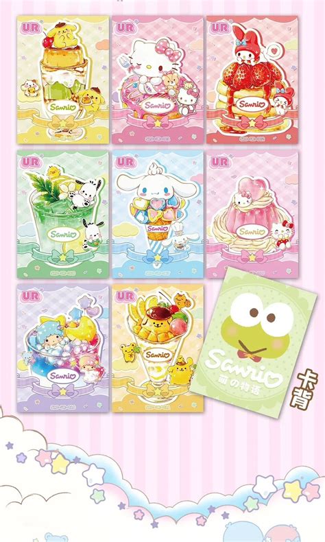 Sanrio Doujin By Kawaii Thick Trading Cards Cute Ccg 13 Pack Box Hello