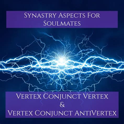 Synastry Aspects For Soulmates Vertex Conjunct Vertex Vertex Conjunct AntiVertex Vertex