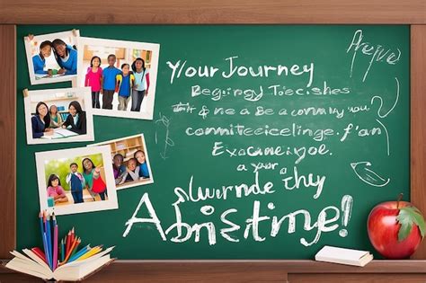 Premium Photo Your Journey Begins Here Admission Open