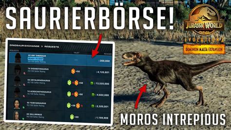 Moros Intrepidus SaurierbÖrse And Frachtschiff Jurassic World Evolution