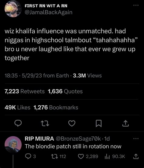 The Blonde Patch Went Triple Platinum In The Black Community R