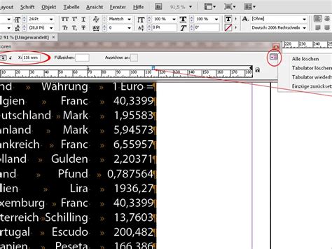 Using Tabulators And Tables In Adobe Indesign