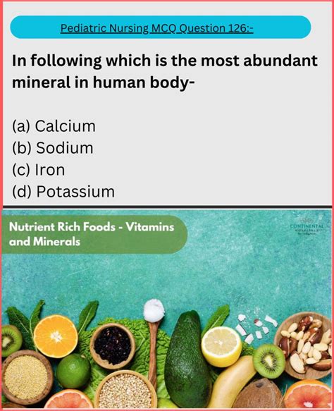 Pediatric Nursing Mcq Question 126 Question Link