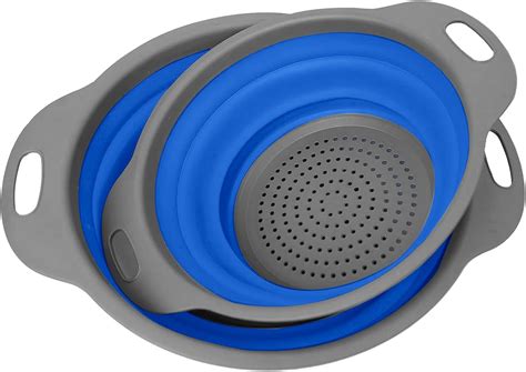 Collapsible Colander Set Of 2 Pcs Collapsible Straine R Space Saving