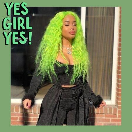 Black People With Green Hair
