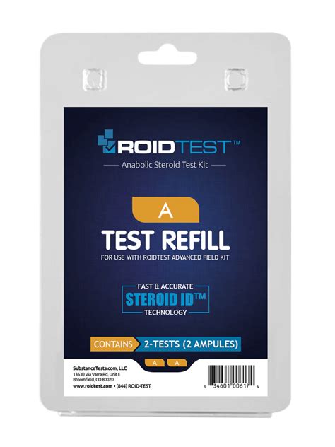 Substance Test A Roidtest™ Refill 2 Tests Roidtestnl