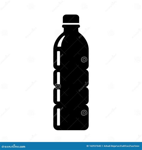 Plastic Water Bottle Icon Stock Vector Illustration Of Logo 162937640
