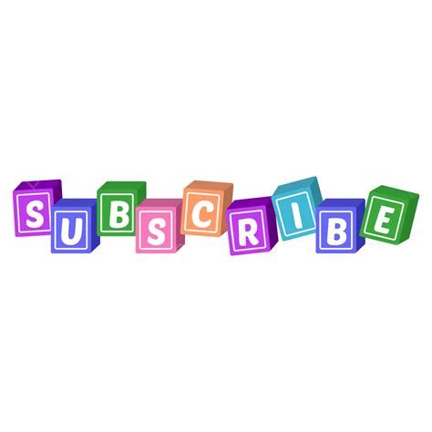 Subscribe Box Bar Full Color Concept Vector Subscribe Youtube