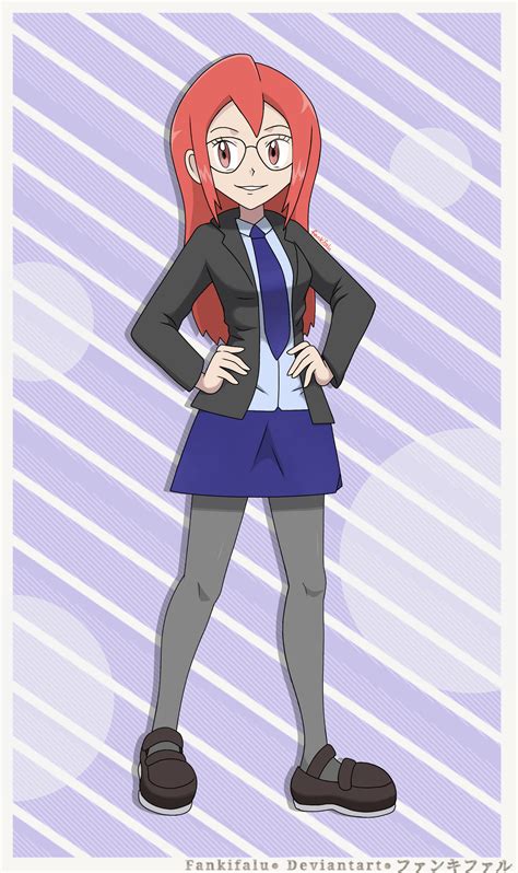 Comm Pokemon Trainer Lorelei Teenager By Fankifalu On Deviantart