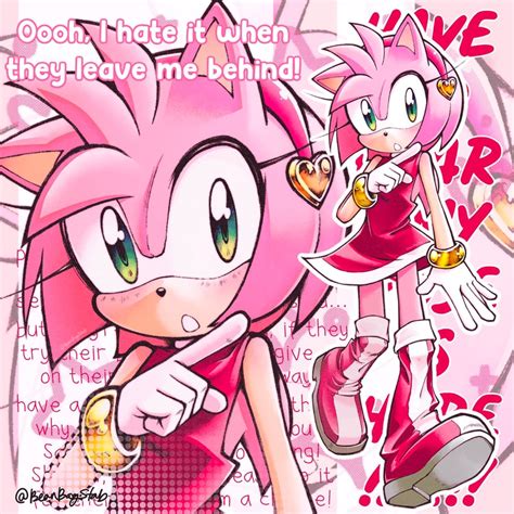 Amy Rose Sonic Drawn By Beanbagstab Danbooru