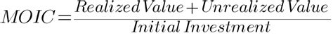 Multiple On Invested Capital Moic Definition Formula Examples
