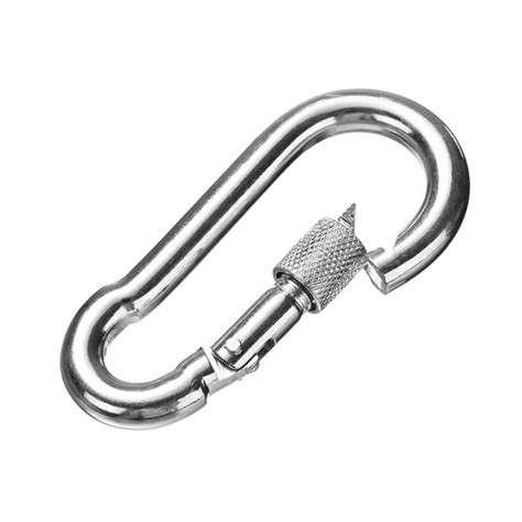 Multifunctional Stainless Steel Link Spring Snap Hook With Screw Lock