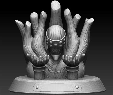Gedo Statue Naruto Instant Download Stl Figurine Design 3d Etsy Uk