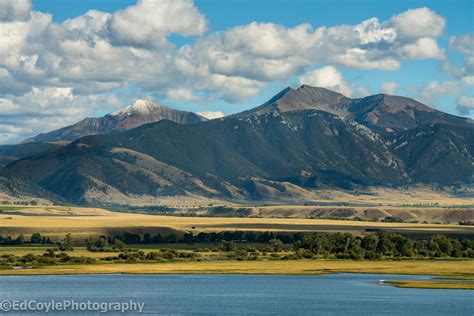 Ed Coyle Madison River Mtns Clouds Janbeek